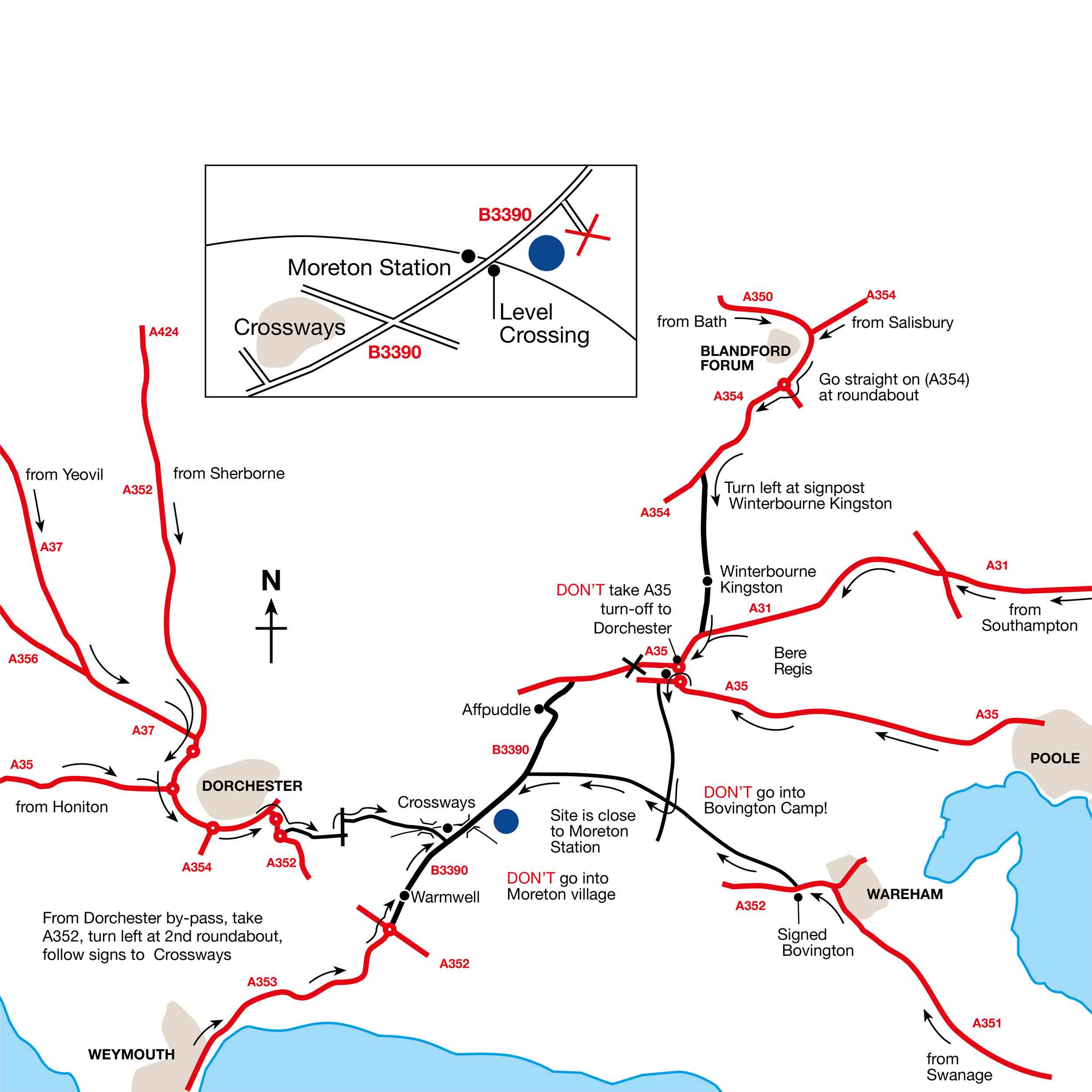 Moreton Campsite - Camping and Caravanning Club Site