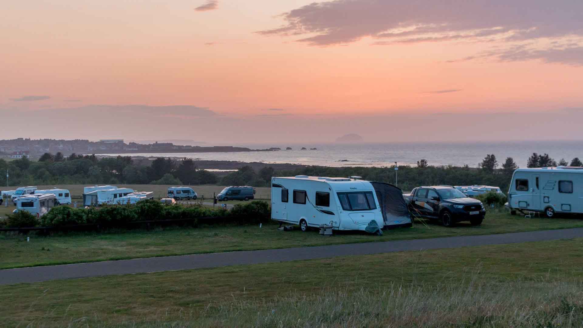 Dunbar Campsite - Camping and Caravanning Club Site