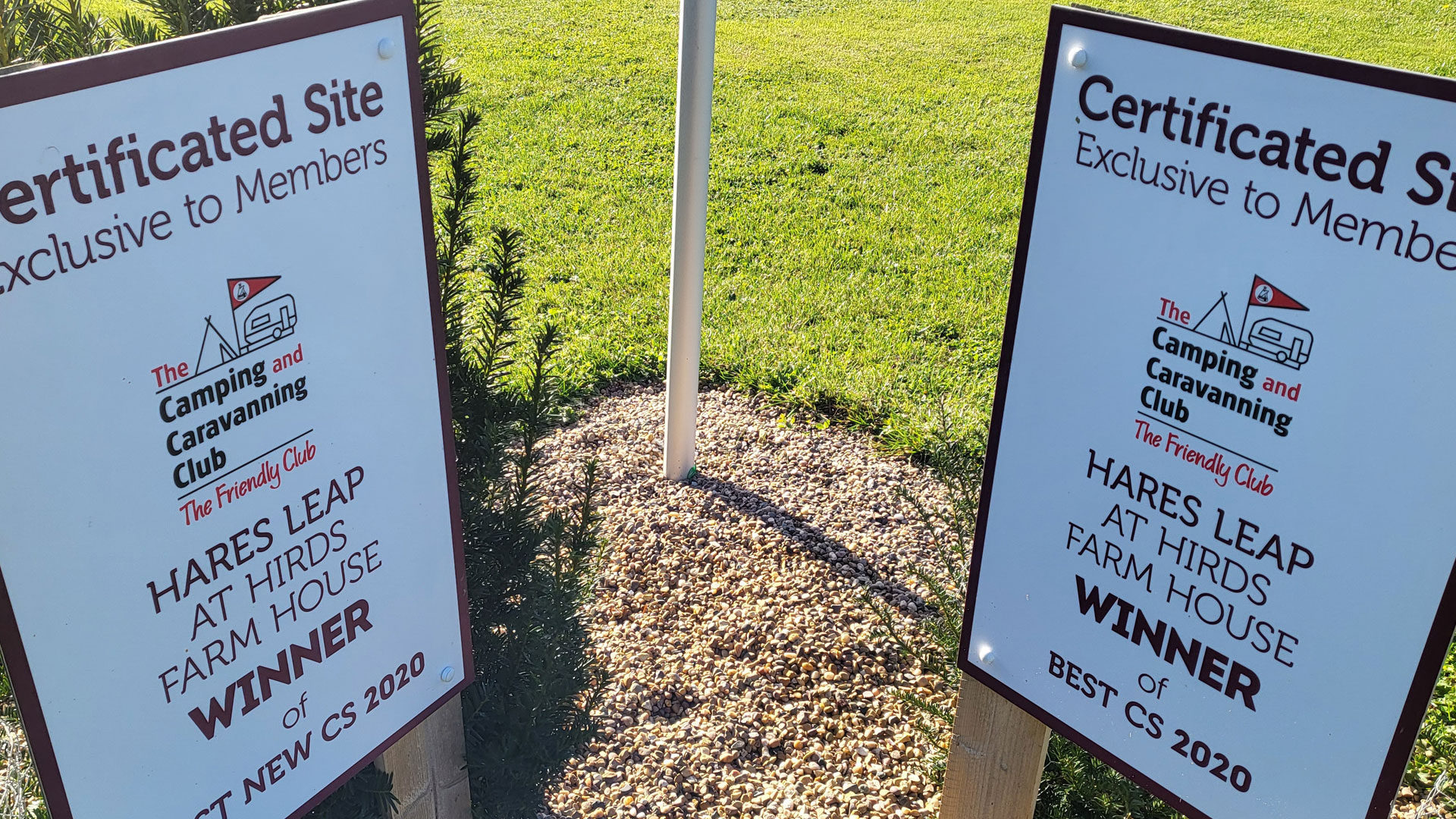 Louth - Hares Leap at Hirds Farm House - The Camping and Caravanning Club
