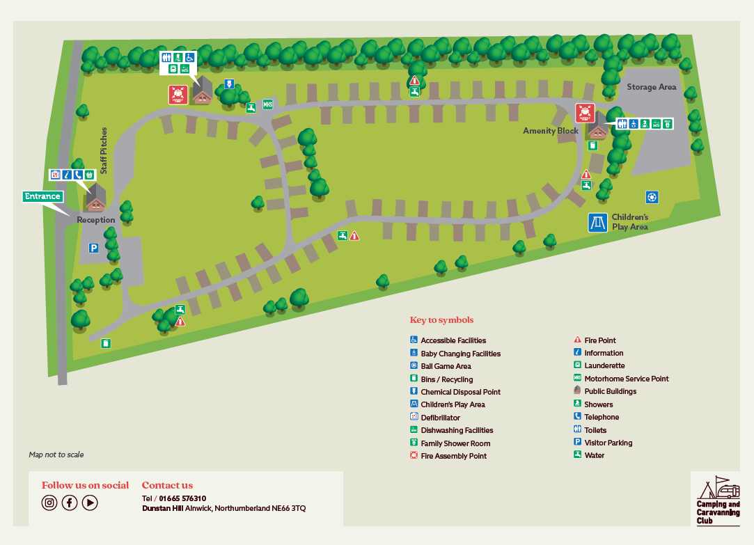 Dunstan Hill Campsite - Camping and Caravanning Club Site - The Camping ...