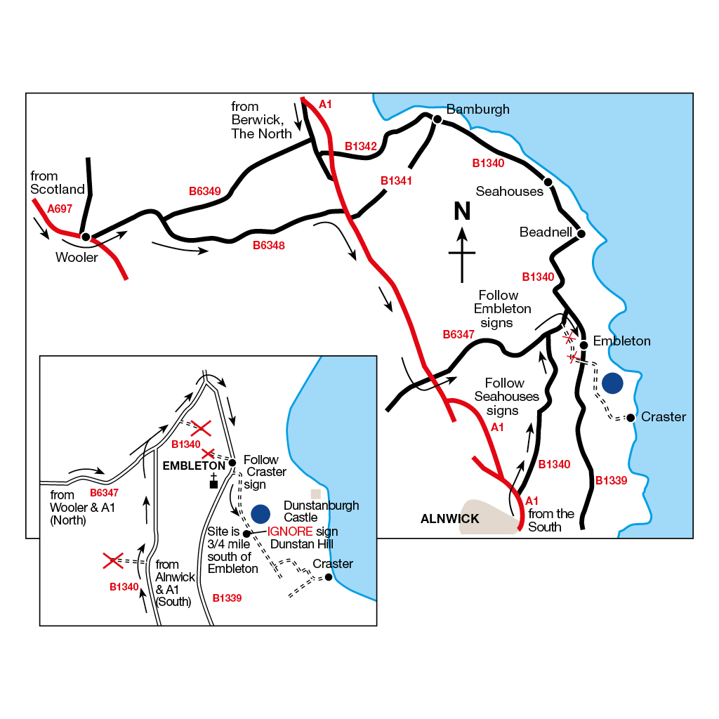 Dunstan Hill Campsite - Camping and Caravanning Club Site - The Camping ...