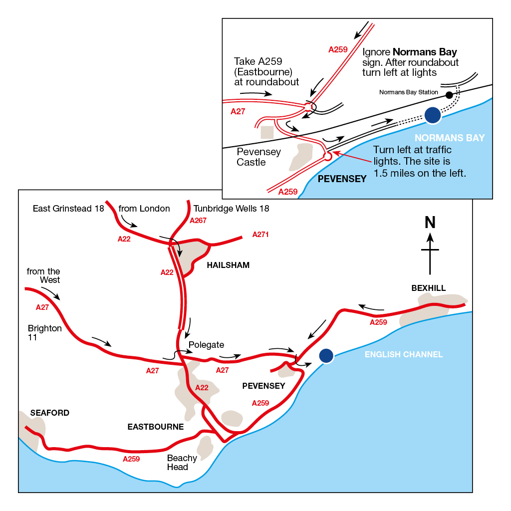 Normans Bay Campsite - Camping and Caravanning Club Site - The Camping ...