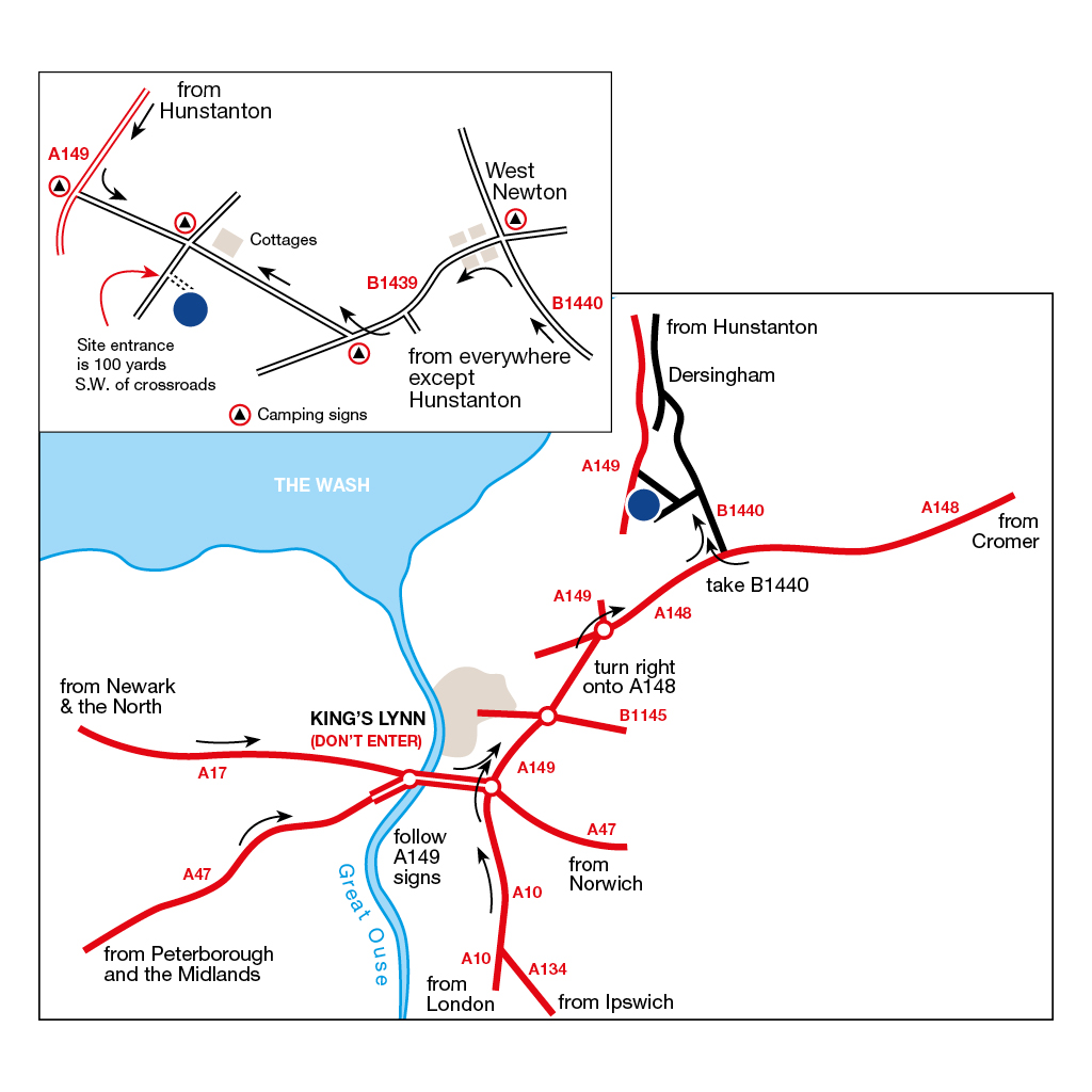 Sandringham Campsite - Camping and Caravanning Club Site - The Camping ...