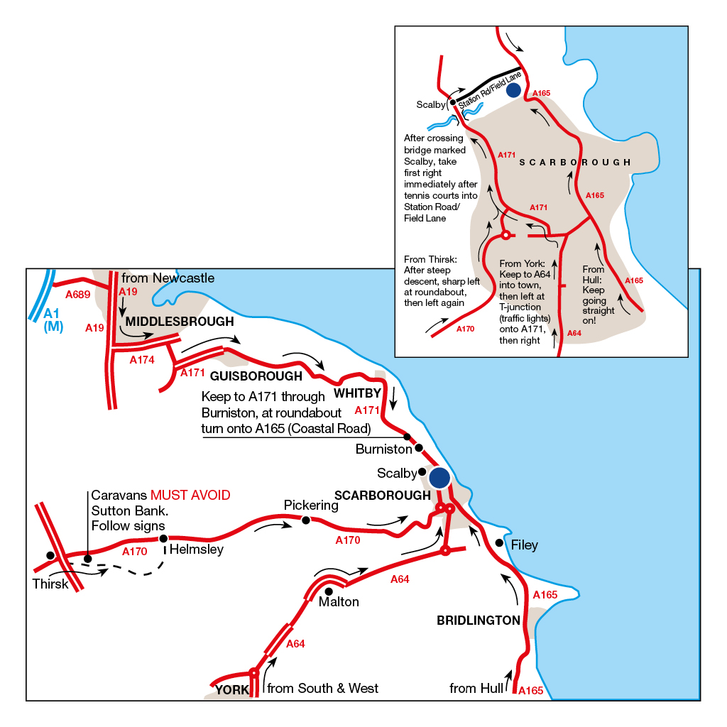 Scarborough Campsite - Camping and Caravanning Club Site - The Camping ...