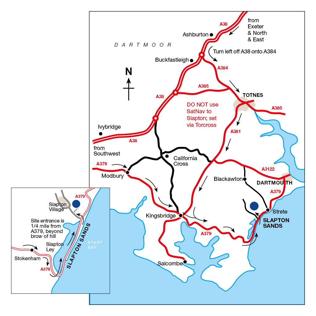Slapton Sands Campsites - Camping and Caravanning Club Site - The ...