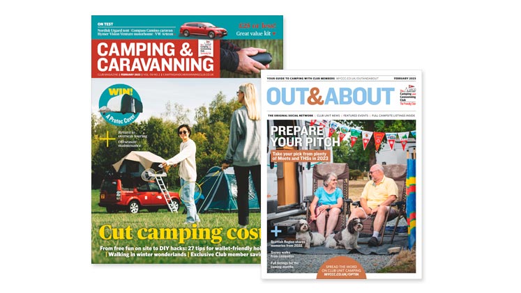 Your February issue is here - The Camping and Caravanning Club