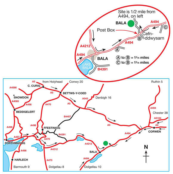 Bala Campsite | Explore Gwynedd from Bala Campsite - The Camping ...